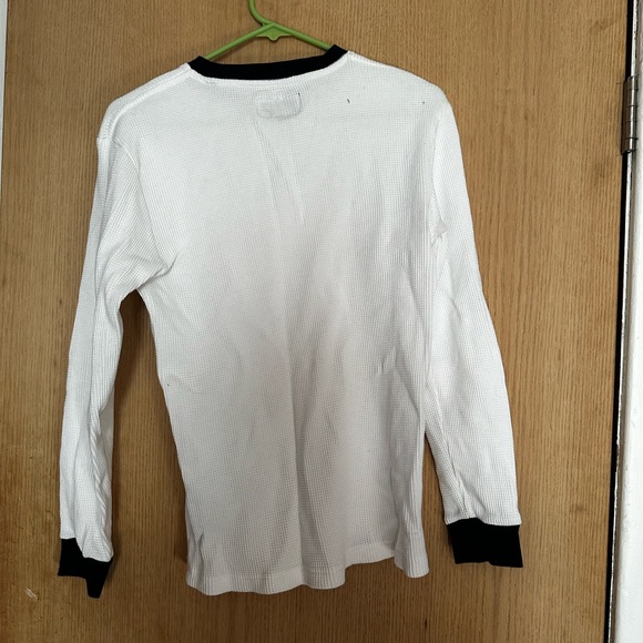 FTP | Shirts | Ftp White And Black Logo Thermal | Poshmark